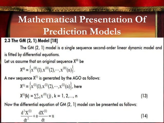 Grey System Theory With Example Data Mining Ppt