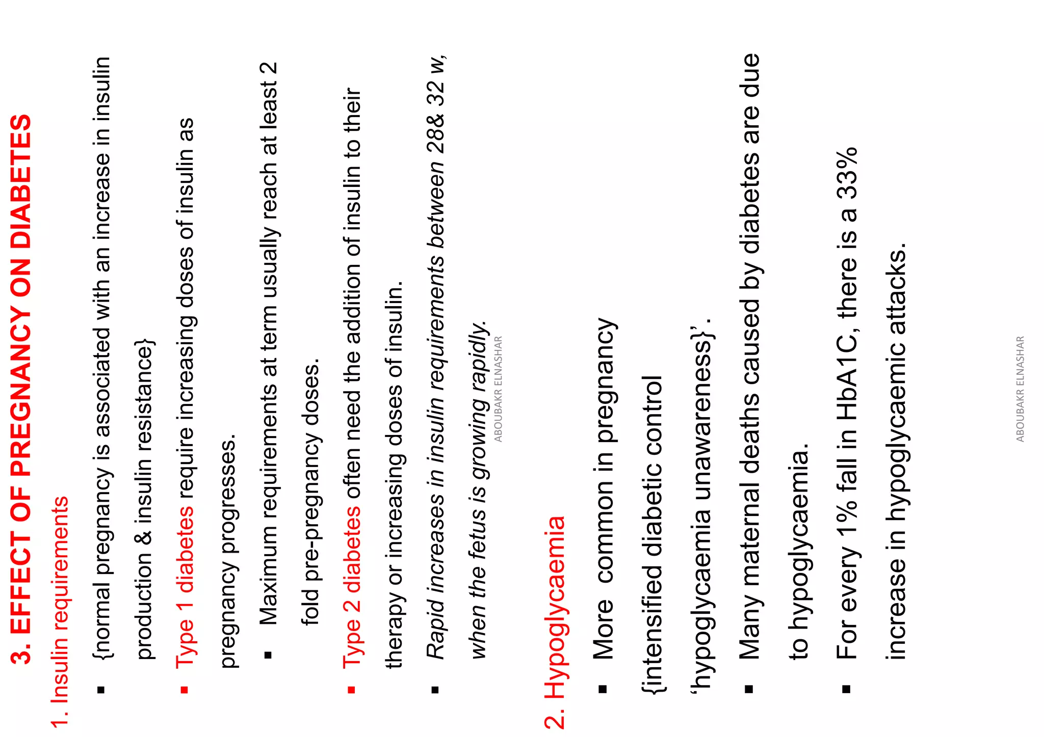 pre existing DM in pregnancy | PPT