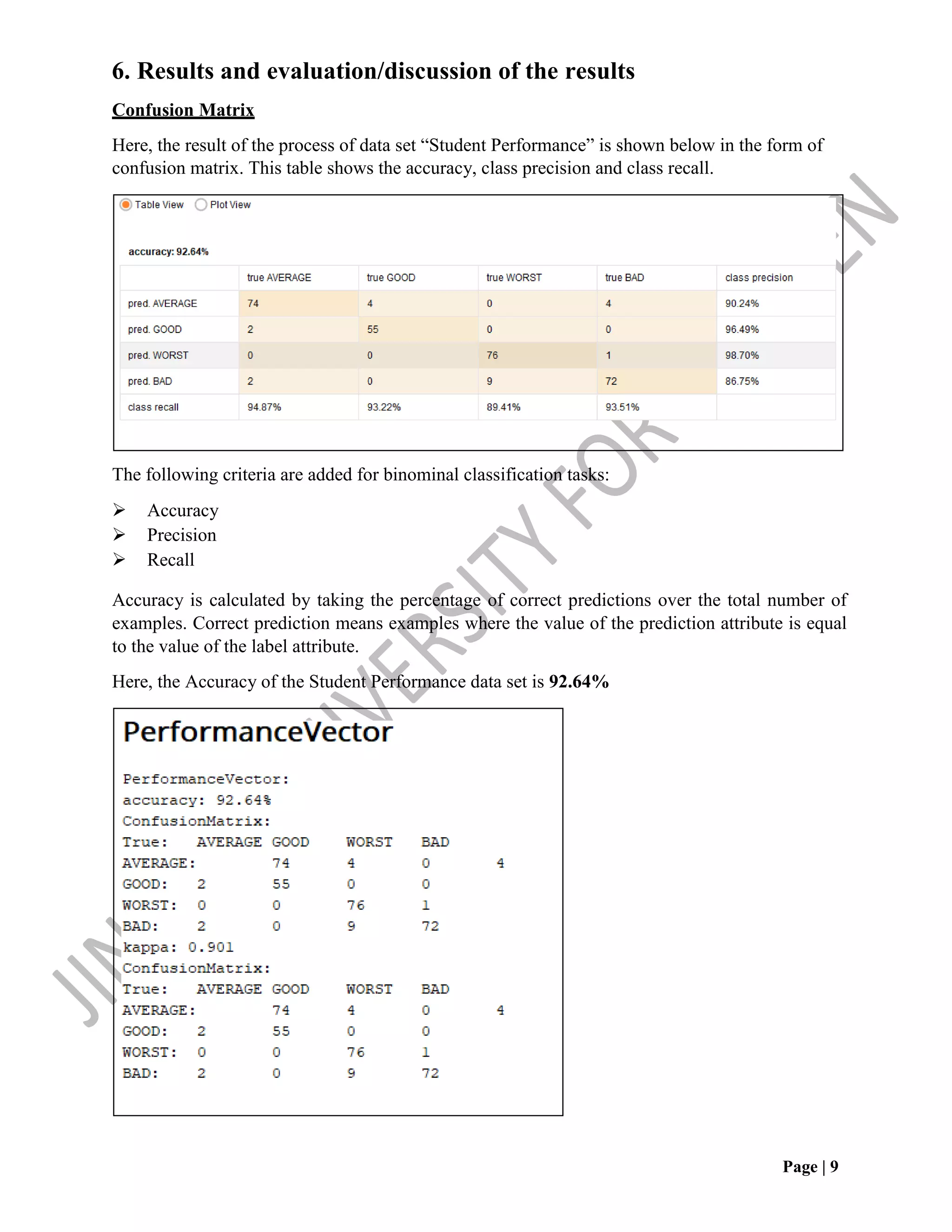 Student Performance Data Mining Project Report | PDF