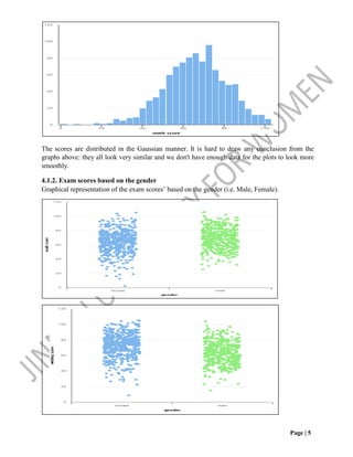 Student Performance Data Mining Project Report | PDF