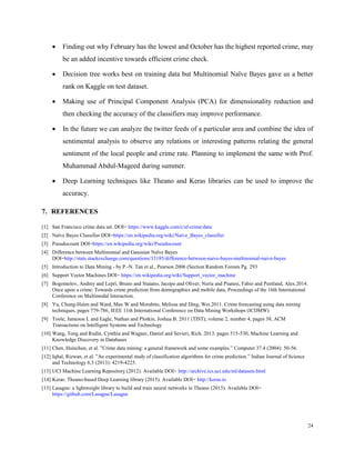 San Francisco Crime Prediction Report | PDF