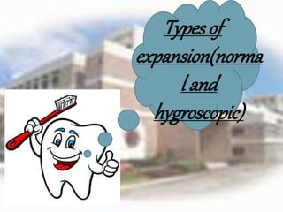 Setting expansion of Gypsum | PPTX