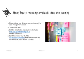 Dmp Workshop Documentation Metadata Ppt