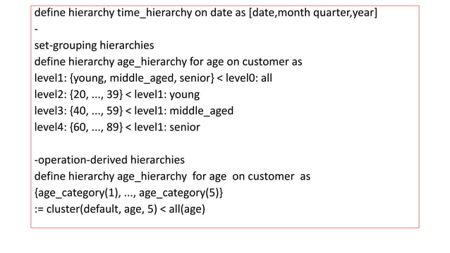 Dmqldata Mining Query Languagepptx Databases Computer Software And Applications