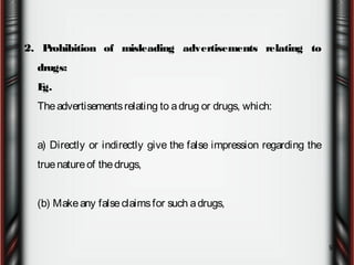 Drugs and Magic Remedies (Objectionable Advertisements), 1954 Act,1954 ...