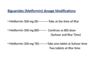 DM, RAMADAN. fasting, Insulin Management | PPTX