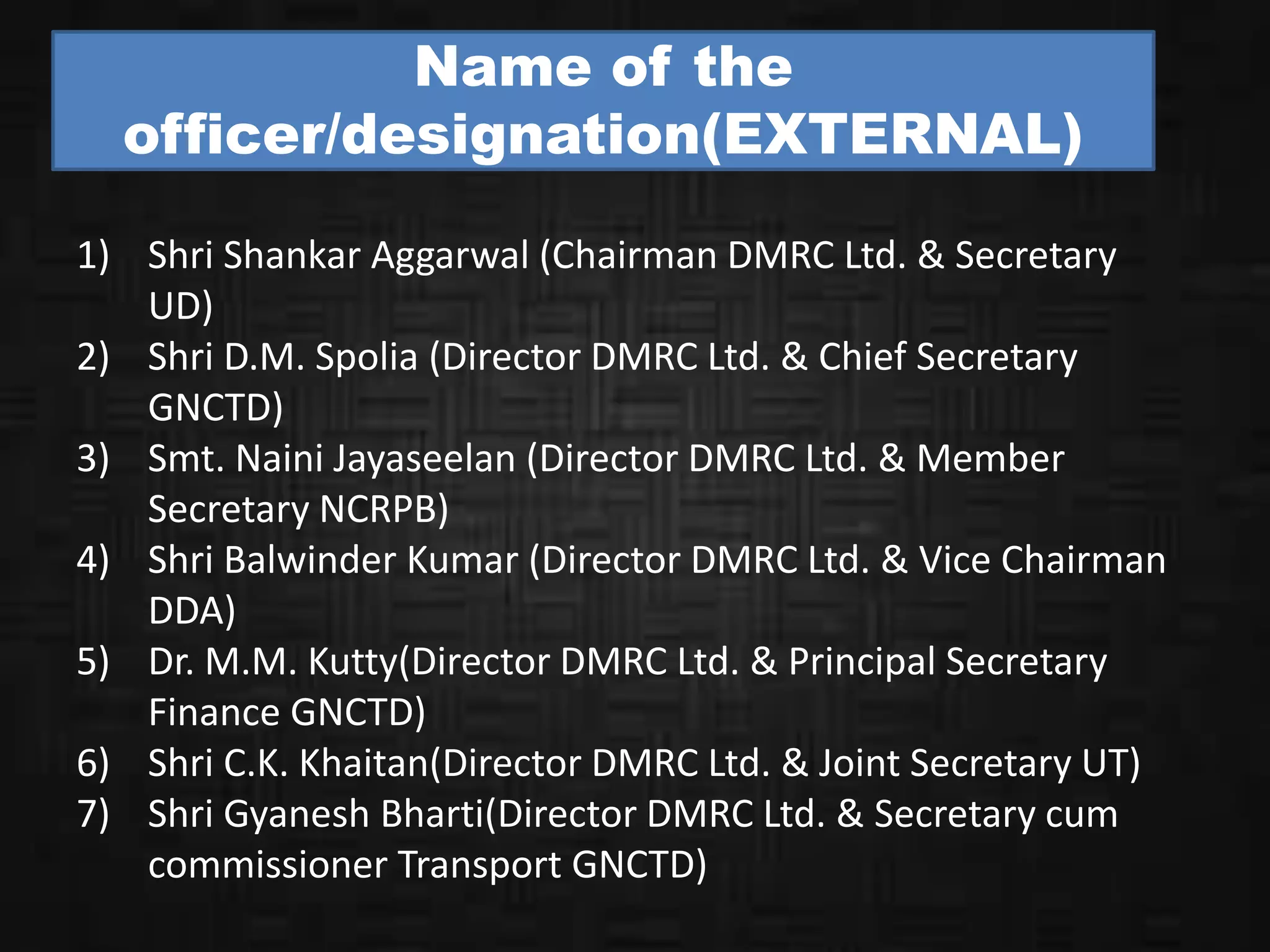 Delhi Metro Railway's Stakeholder Management | PPTX
