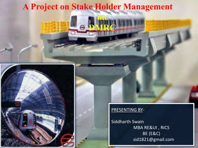 Delhi Metro Railway's Stakeholder Management | PPTX