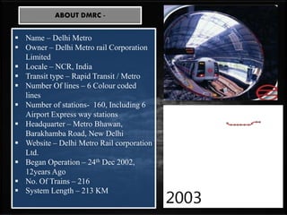 Delhi Metro Railway's Stakeholder Management | PPTX