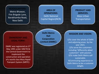 Delhi Metro Railway's Stakeholder Management | PPTX