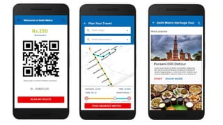 Delhi Metro App Makeover : Smartphone Ticketing Concept | PPSX
