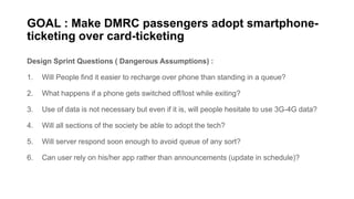 Delhi Metro App Makeover : Smartphone Ticketing Concept | PPSX