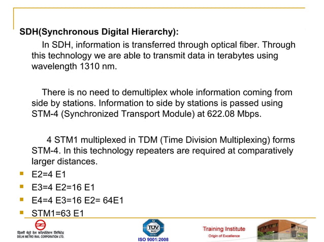 Dmrc Fiber Optics Transmission System | PPT | Computer Networking ...