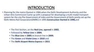 SUMMER TRAINING REPORT DMRC | PPTX