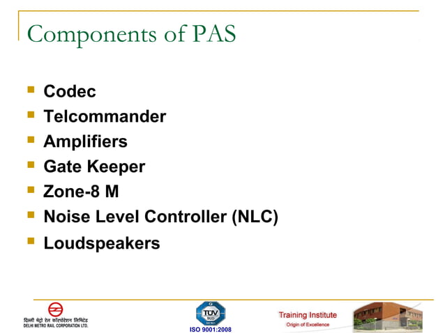 Dmrc PIDS/PAS Training | PPT