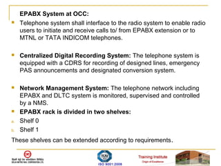 DMRC Telecom EPABX System | PPT