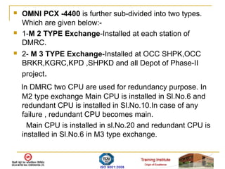 DMRC Telecom EPABX System | PPT