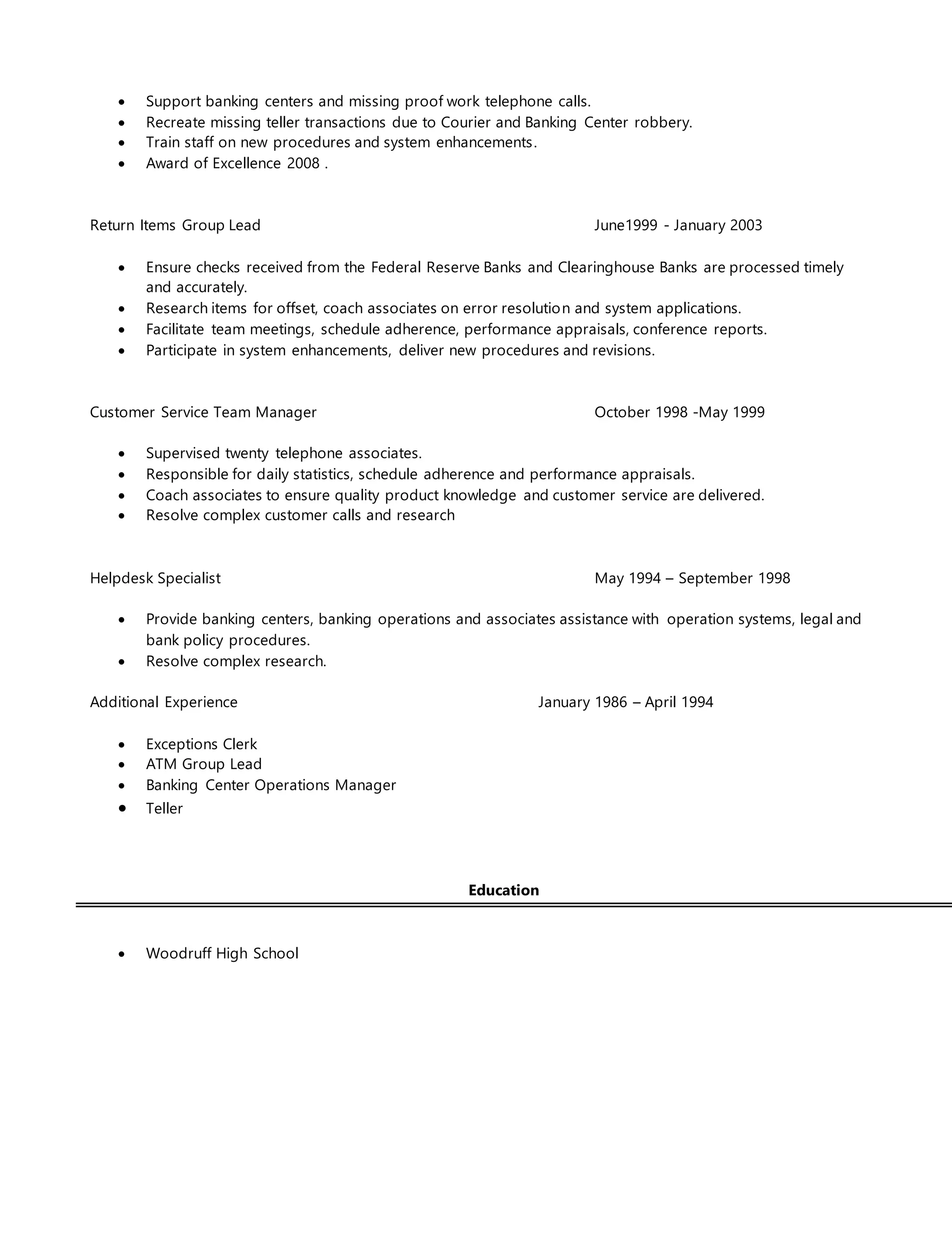 dmr resume 2016 | DOCX