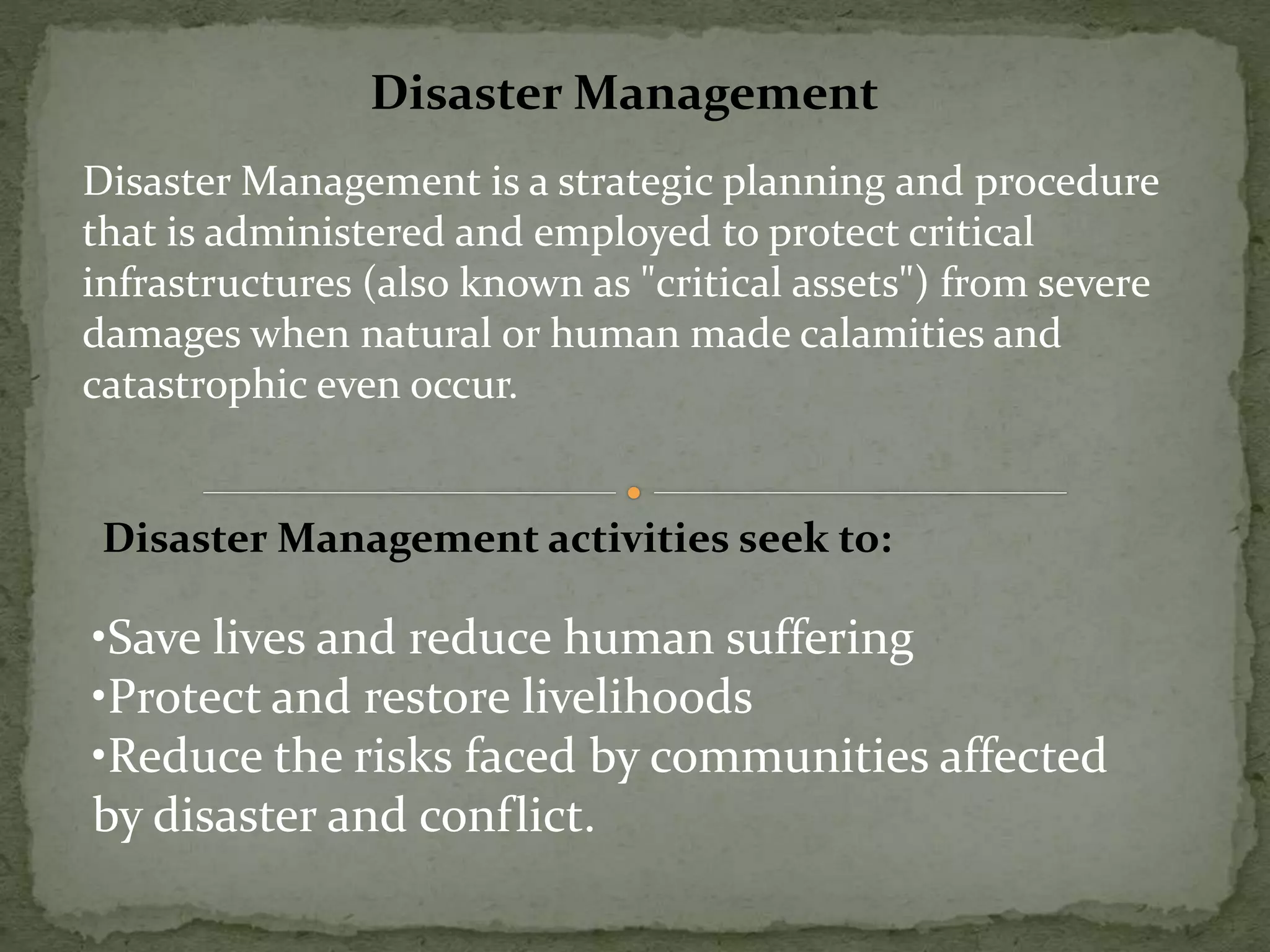 Media in Disaster Management | PPTX
