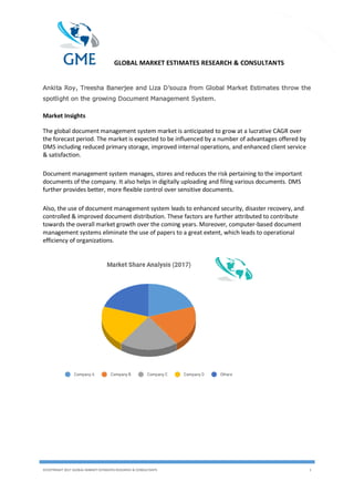 Document Management System Market Size, Trends & Analysis – Forecasts ...