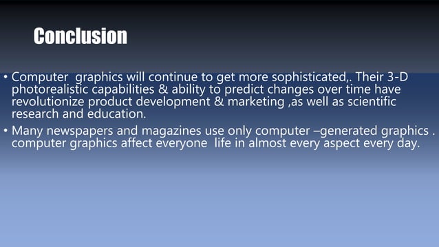 computer graphics | PPTX