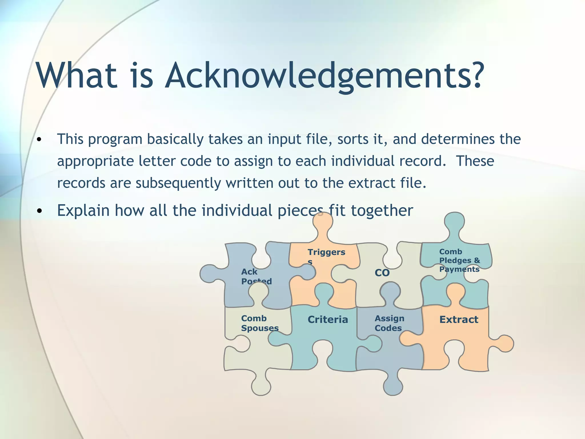 Dms Acknowledgements | PPT