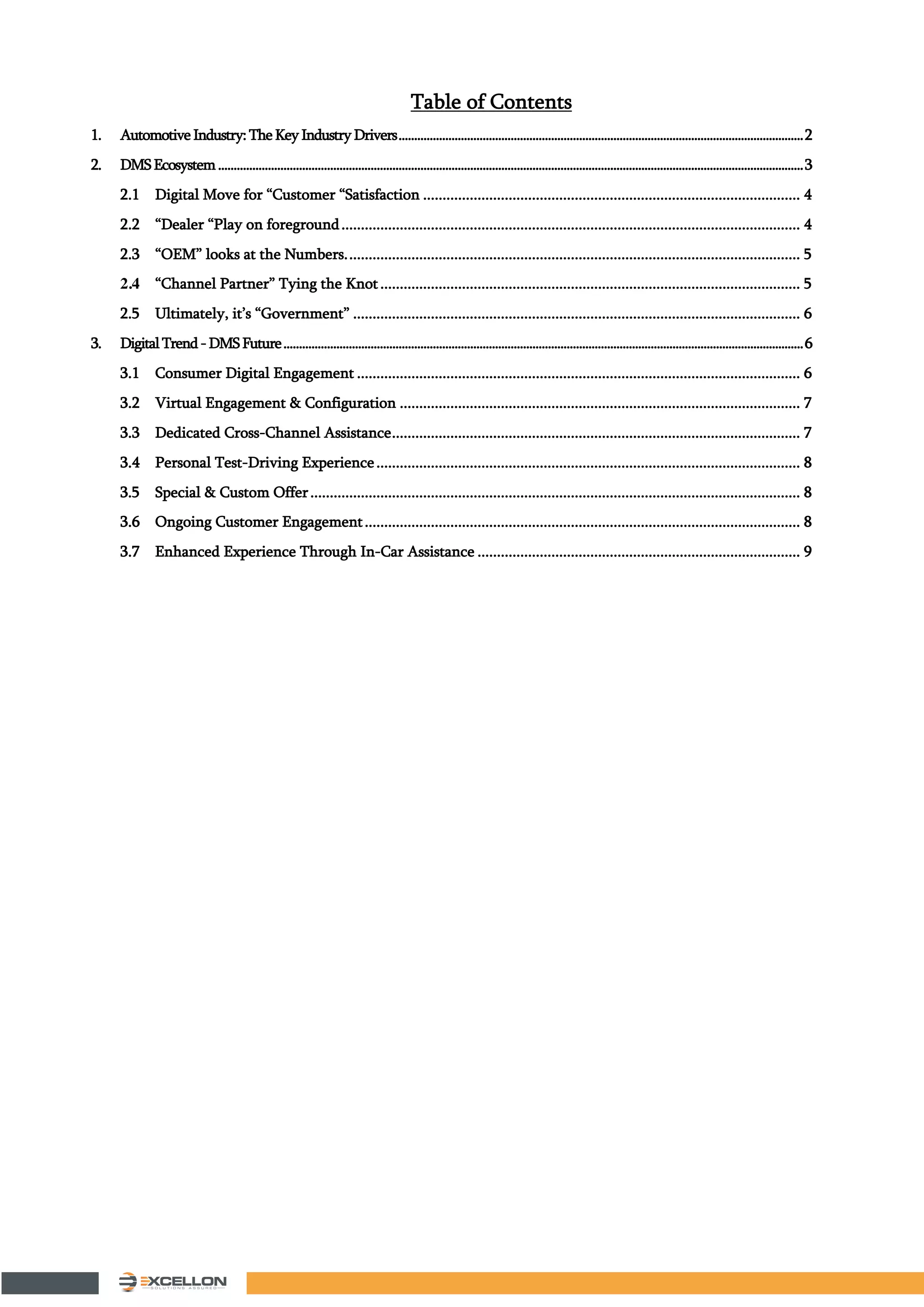 DMS Ecosystem – An Edge To Automotive Industry | PDF