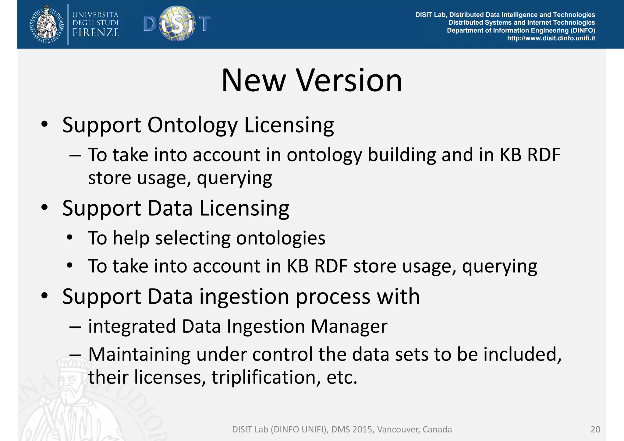 Graph Databases Lifecycle Methodology and Tool to Support Index/Store Versioning | PPT