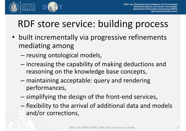 Graph Databases Lifecycle Methodology and Tool to Support Index/Store Versioning | PPT