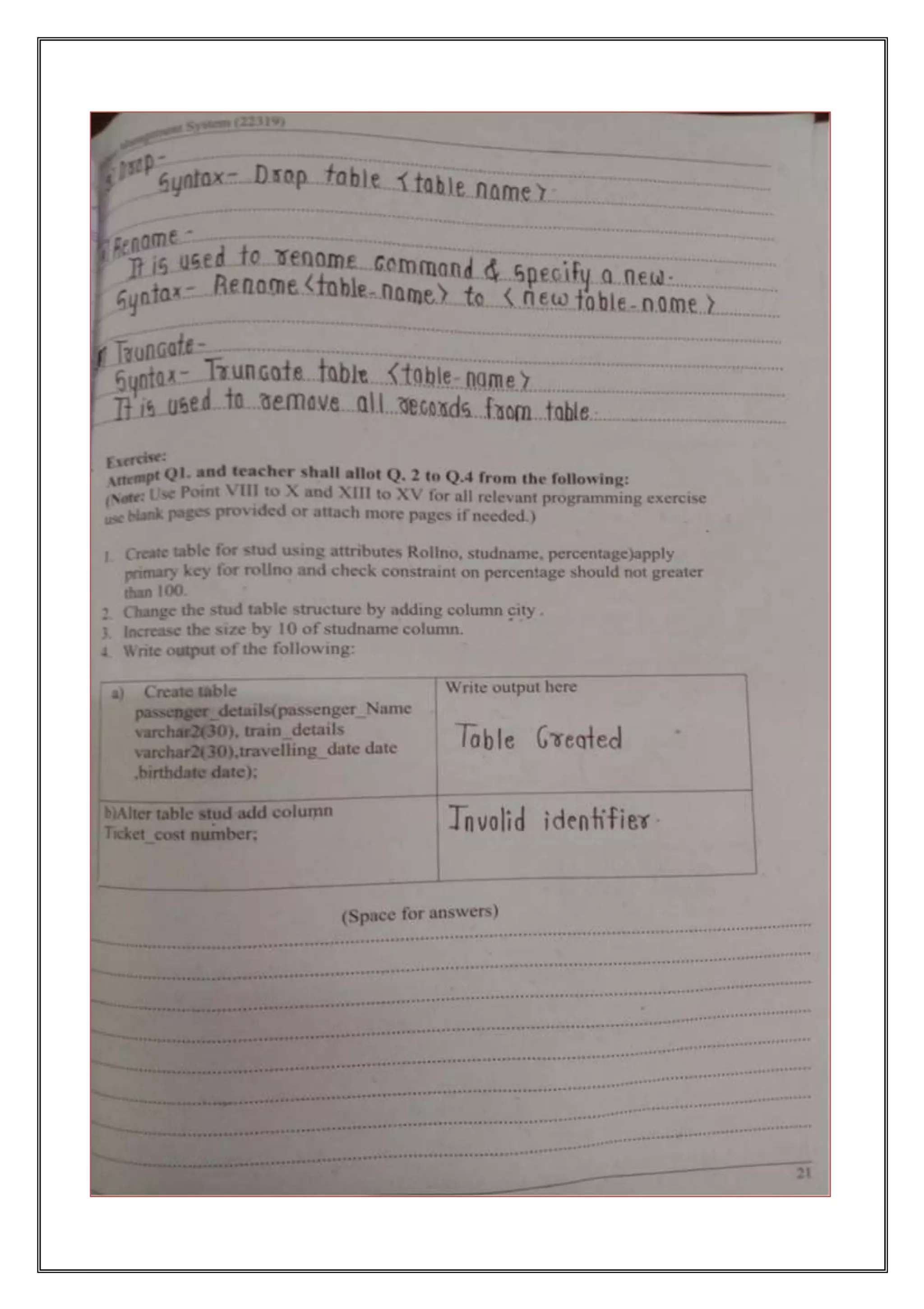 Dms 22319 practical | DOCX