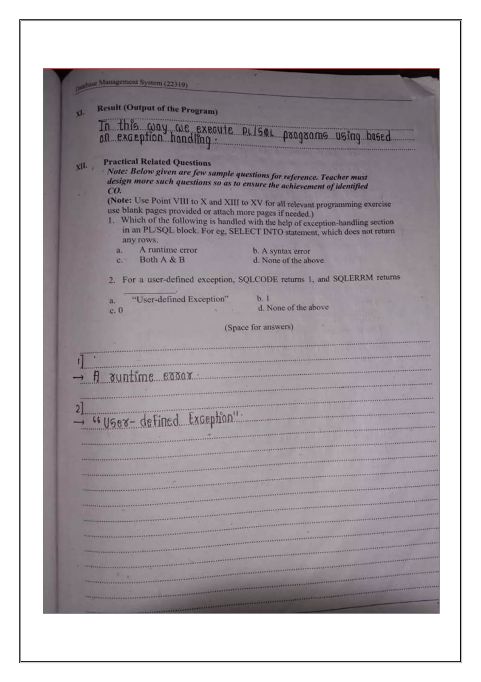 Dms 22319 practical | DOCX