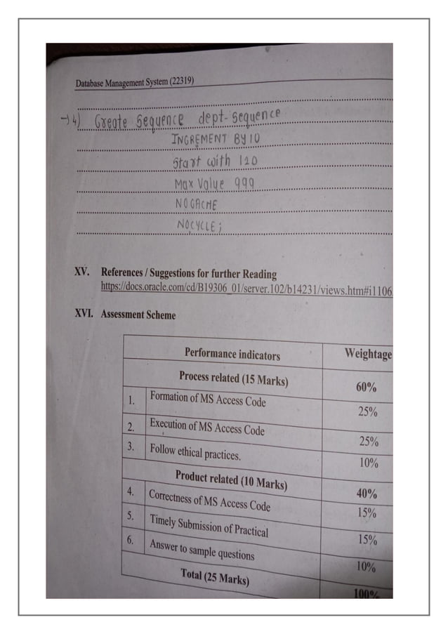 A LABORATORY MANUAL FOR DATABASE MANAGEMENT SYSTEM (DMS) 22319 | PDF