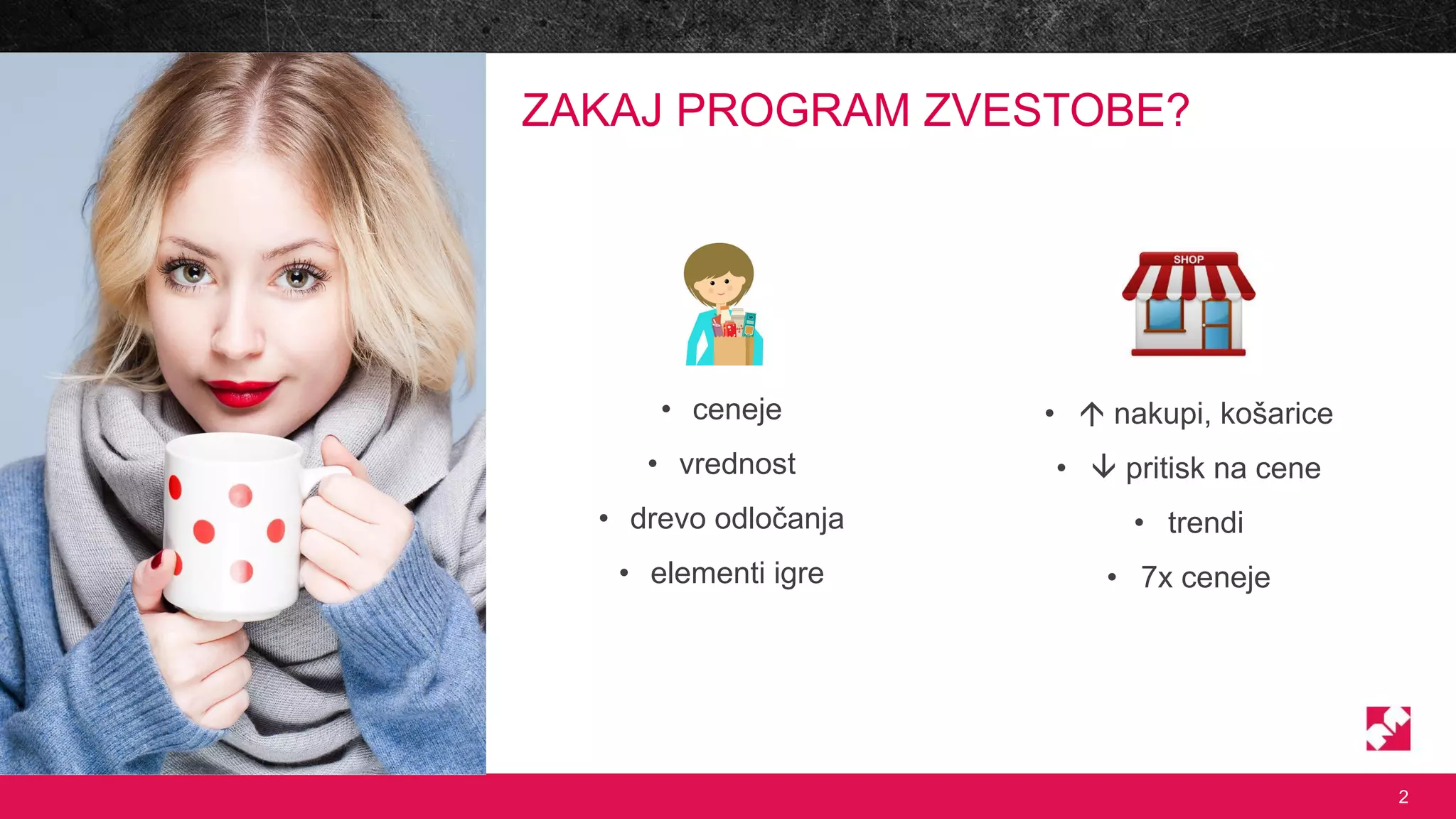 Program zvestobe: 18 za 18. In pika. , Andreja Možina (Mercator | PDF