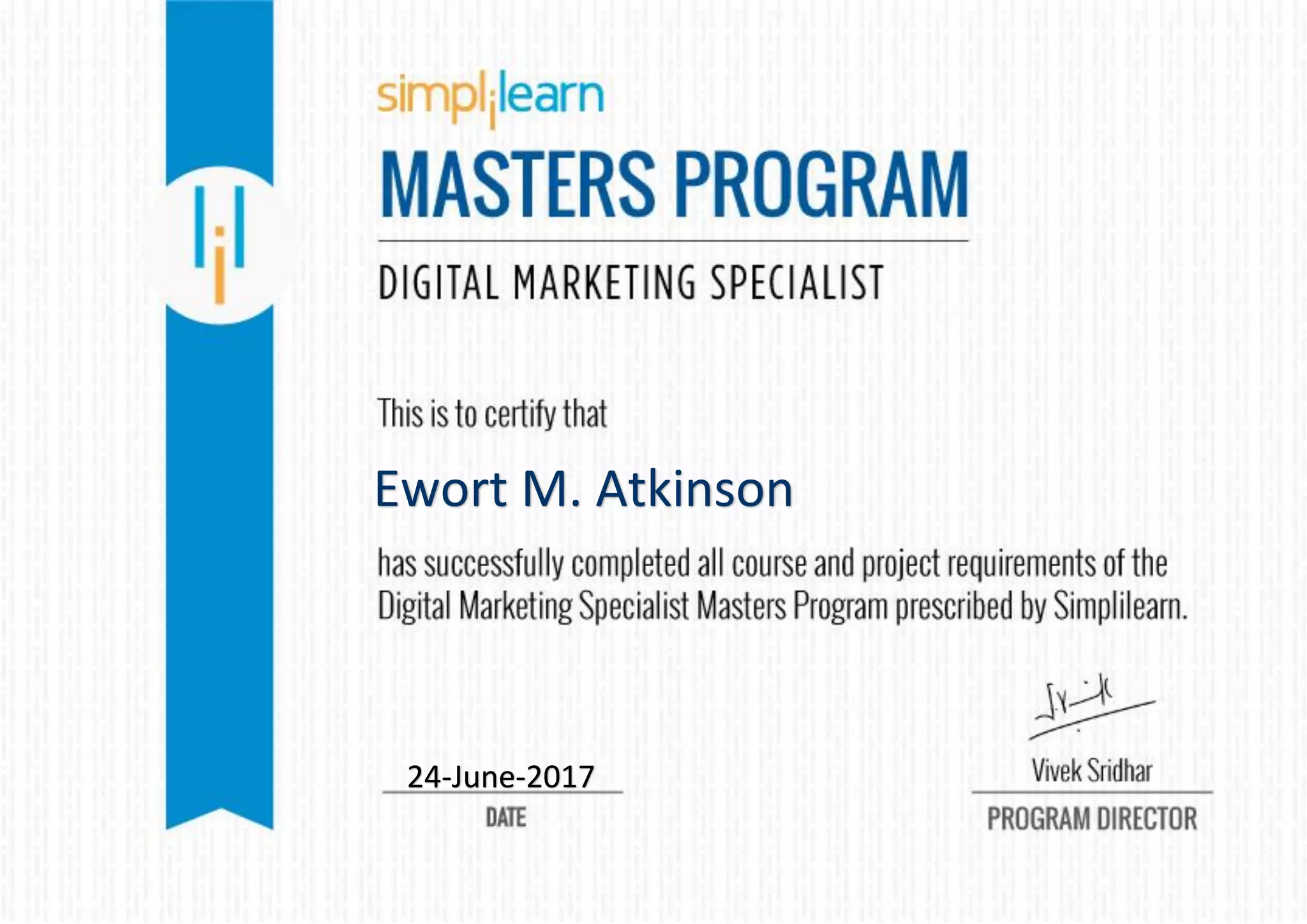 Digital Marketing Specialist Certification | PPT