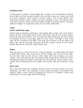 Hand Pump Design | DOCX