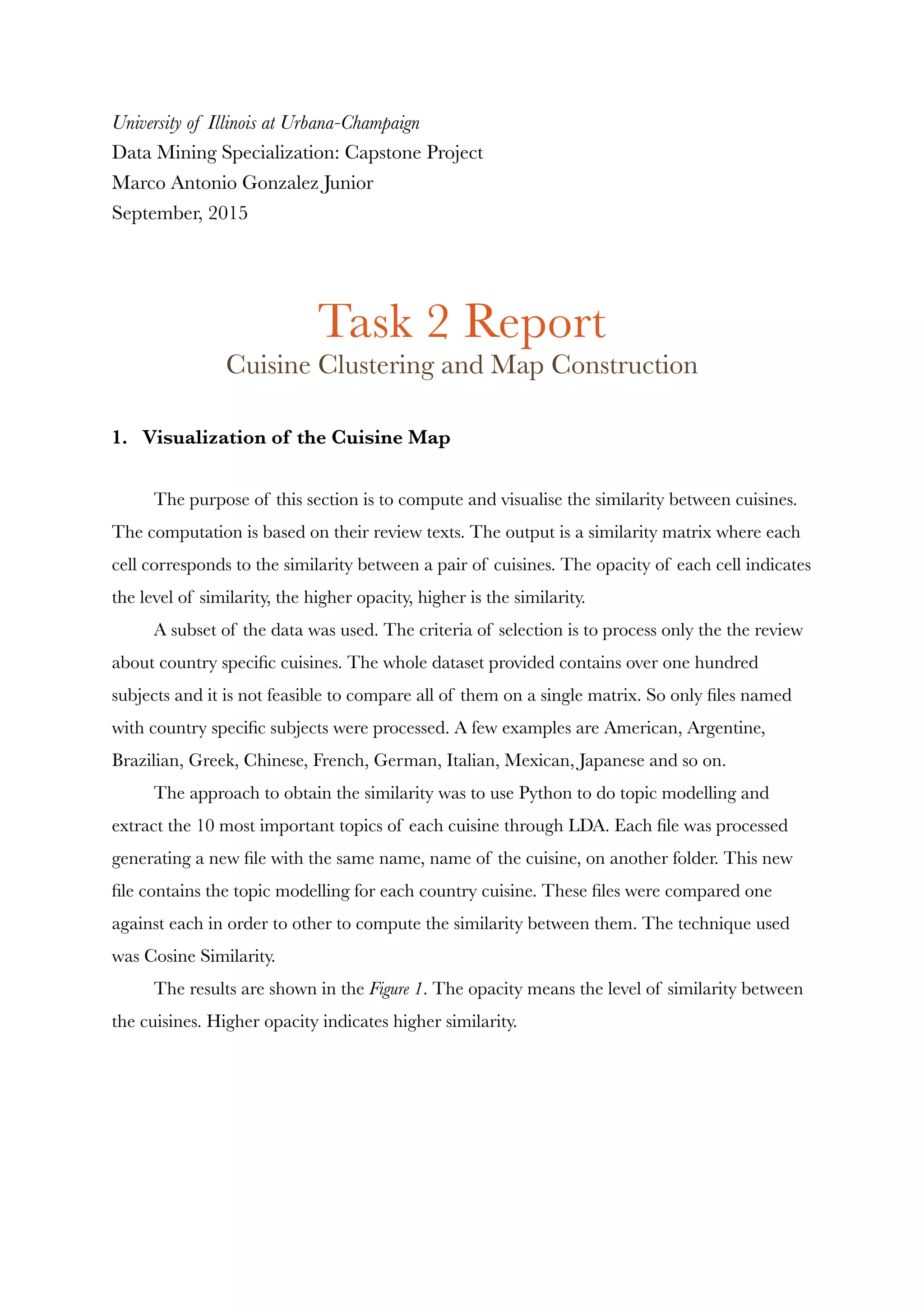 Data Mining Specialization Capstone Project - Task 2 | PDF | Computing | Technology & Computing