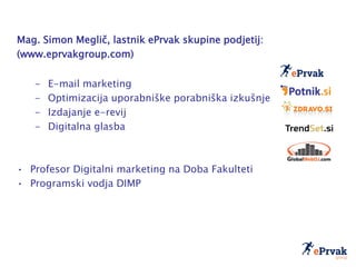 Digitalni direktni marketing (Simon Meglič, ePrvak) | PDF