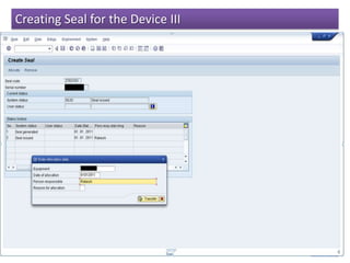 DM Seal Management - India Localization | PPTX