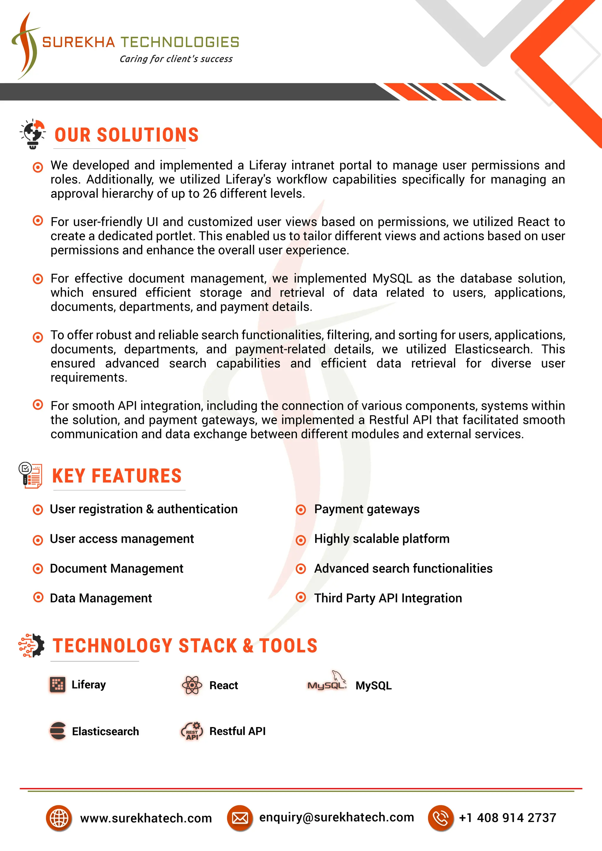 DMS & Liferay Intranet Portal Development for the Governmental Body | PDF