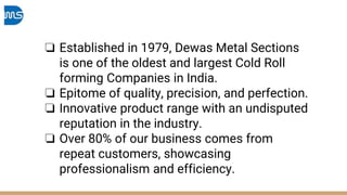 DMSL PPT INTRODUCTION.pptx | Manufacturing Industry | Industries