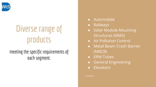 DMSL PPT INTRODUCTION.pptx | Manufacturing Industry | Industries