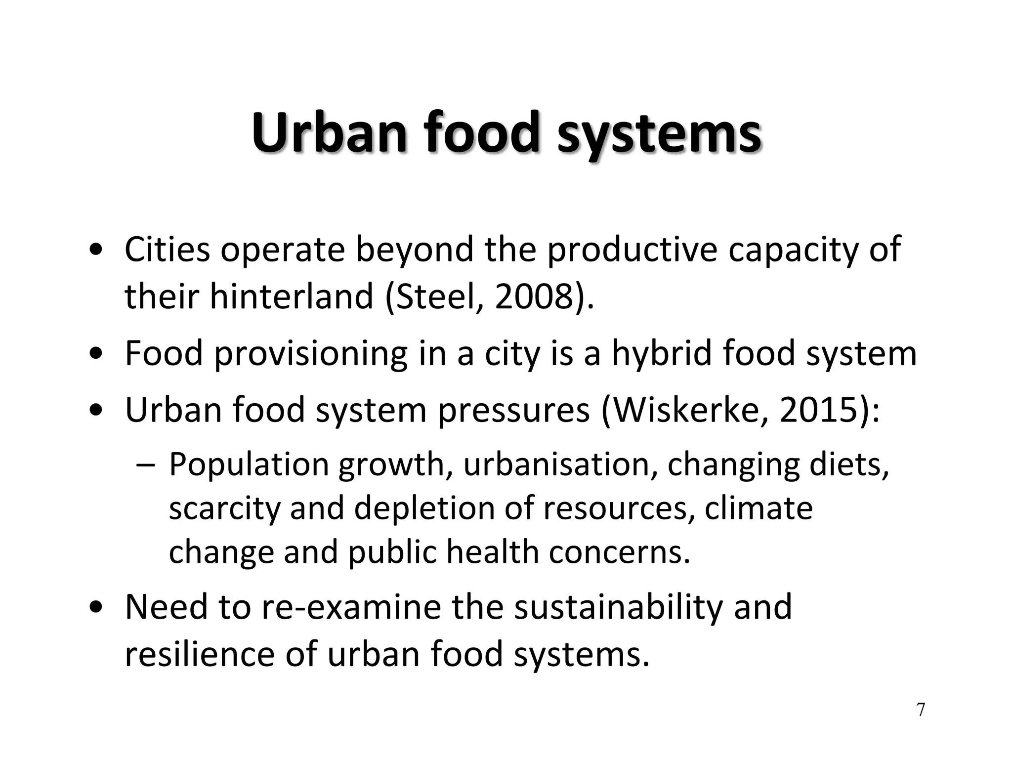Smart Cities Food Governance | PPTX