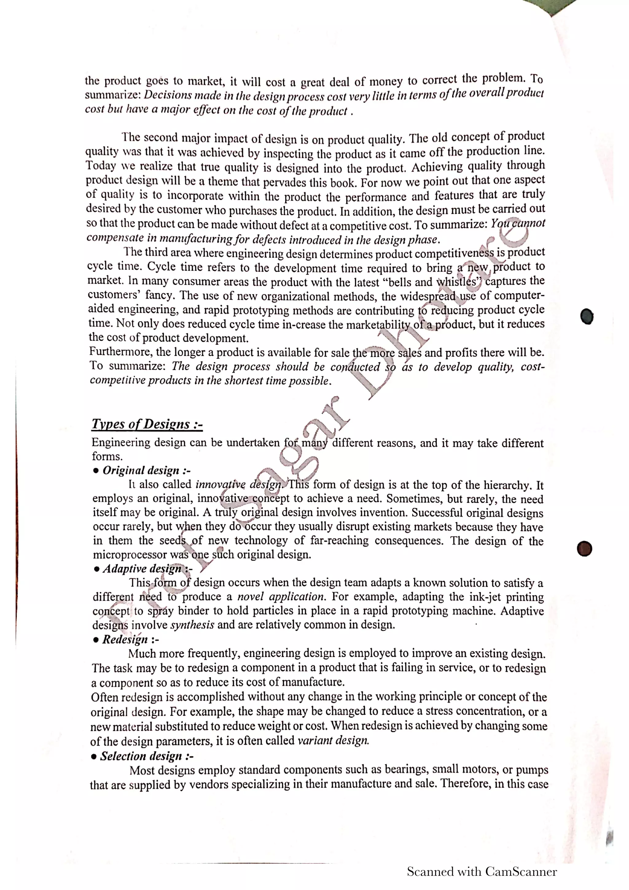 Design Methodology, Morphology and Optimization Concepts in Design | PDF