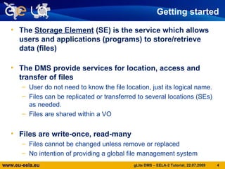 gLite Data Management System | PPT