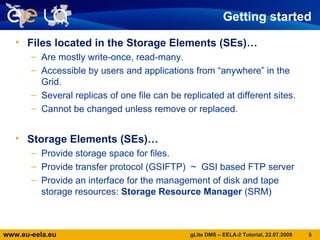 gLite Data Management System | PPT