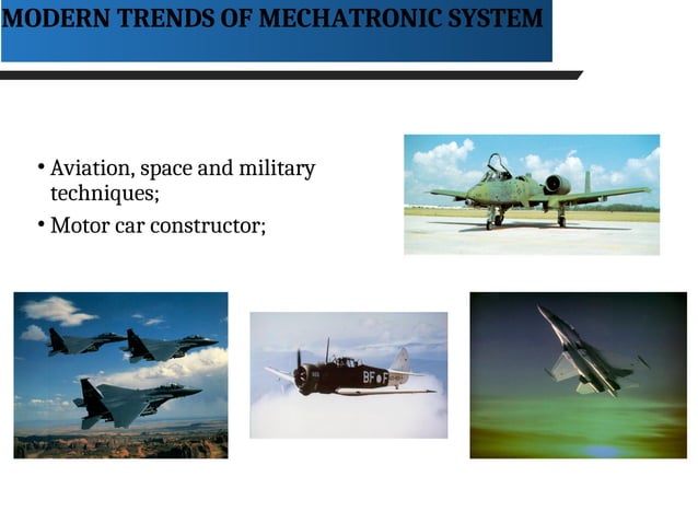 Introduction to design of mechatronic system | PPT