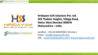 ShareDocs Enterpriser - Comprehensive Document Management Solution | PPT