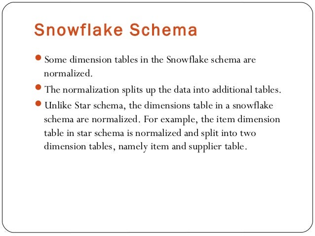 Dimensional Modeling