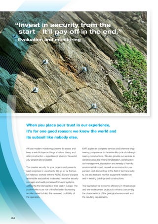 DMT Civil Engineering & Infrastructure Brochure | PDF