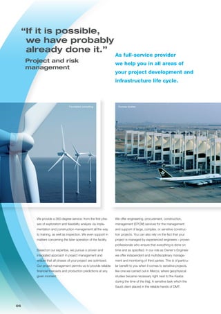 DMT Civil Engineering & Infrastructure Brochure | PDF